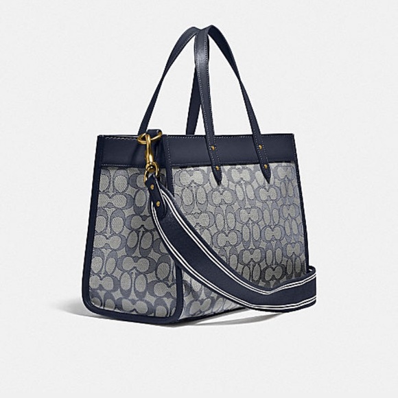 Coach | Bags | Coach Field Tote 3 In Signature Jacquard | Poshmark